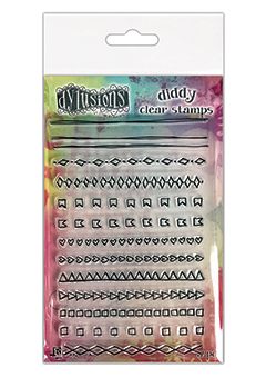 MINI DOODLES STAMPS - DYLUSIONS DIDDY - RANGER