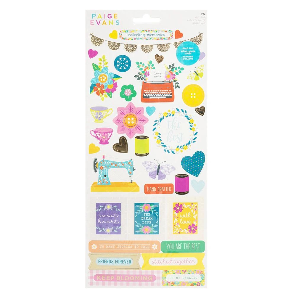 SPLENDID STICKER SHEETS - PAIGE EVANS - AMERICAN CRAFTS