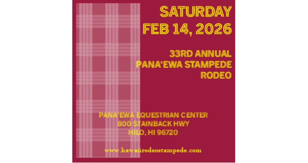 Pana'ewa Stampede Rodeo 2026- Saturday Ticket