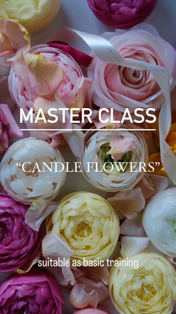 Masterclass “Candle Flowers”
