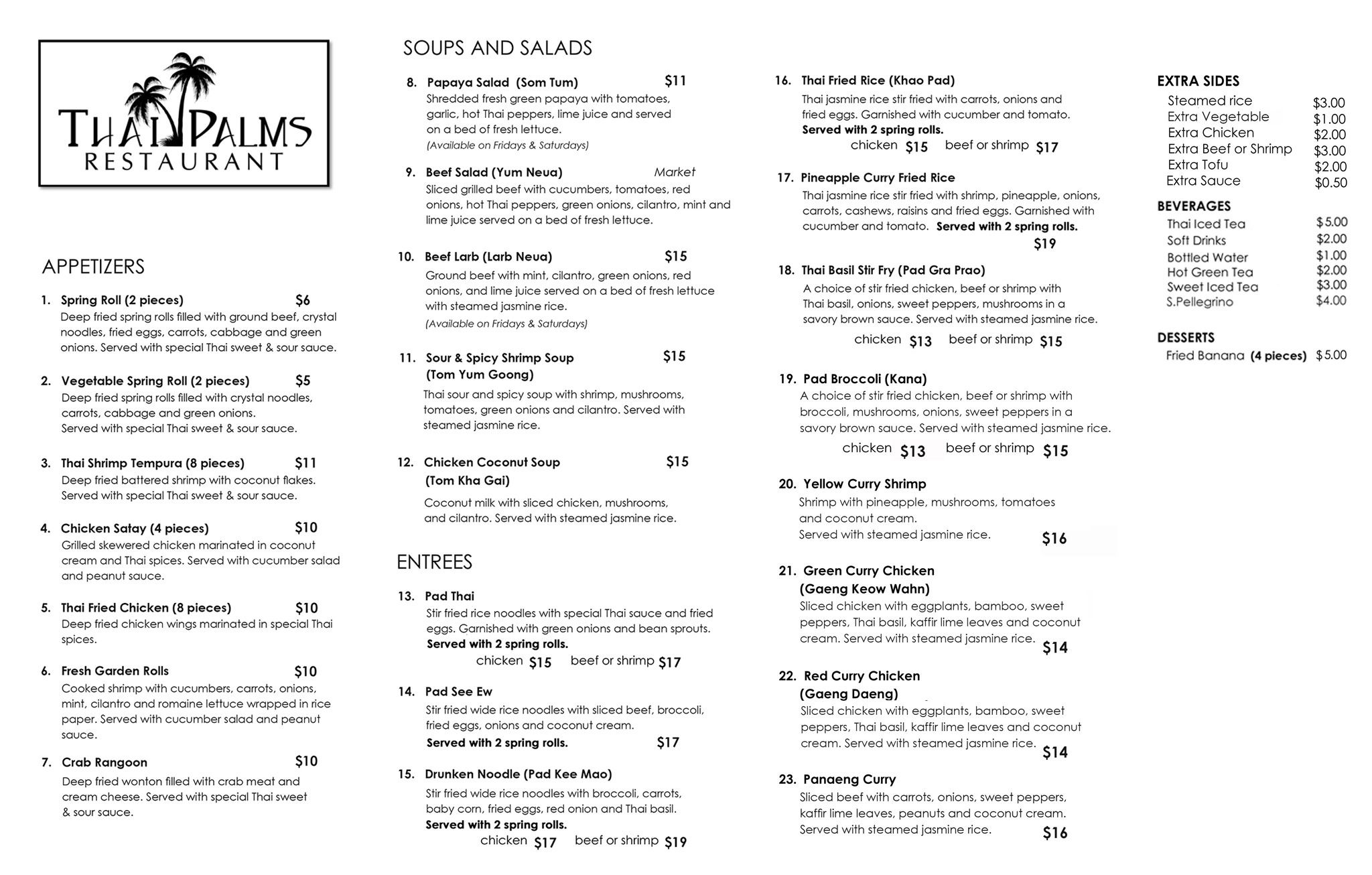 MENU | myrtlebeachthaipalms.com