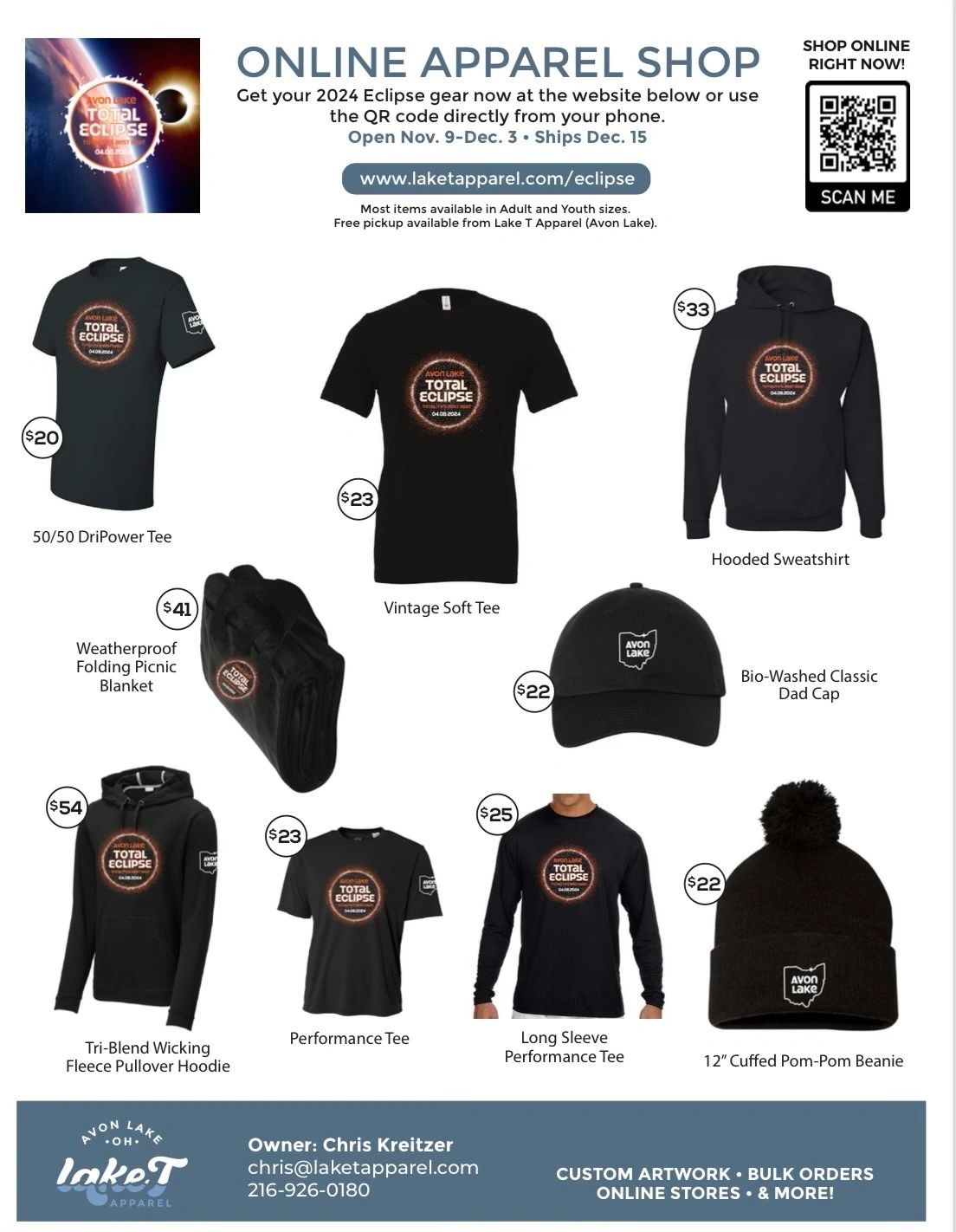 Eclipse Merch | Avonlakesolareclipse