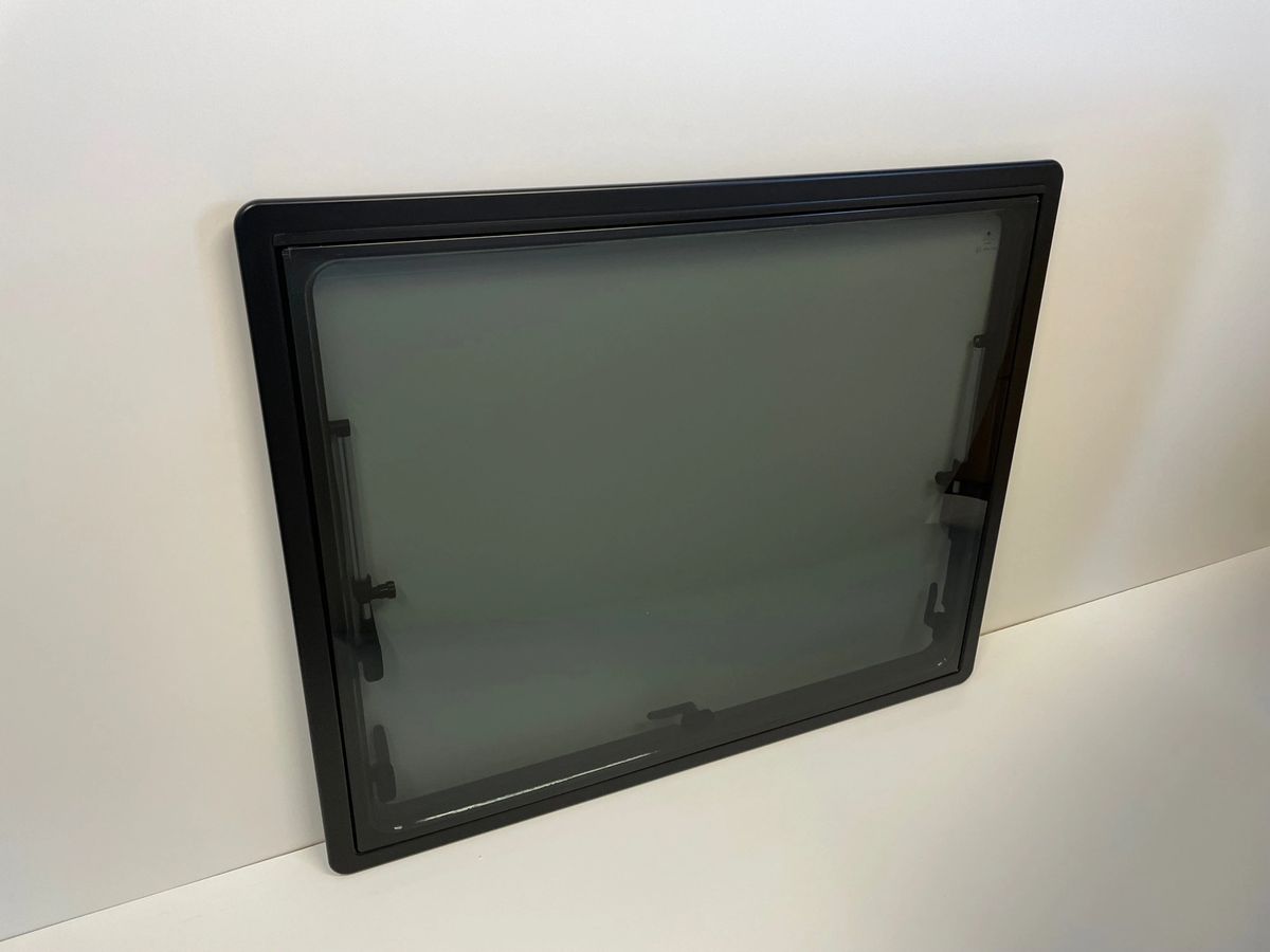 1000 X 800 ELEGANCE WINDOW, DOUBLE GLAZED PERSPEX, COMPLETE WITH BLACK ...