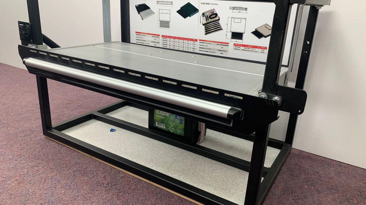 Electric Sliding Step with LED 600mm Wide