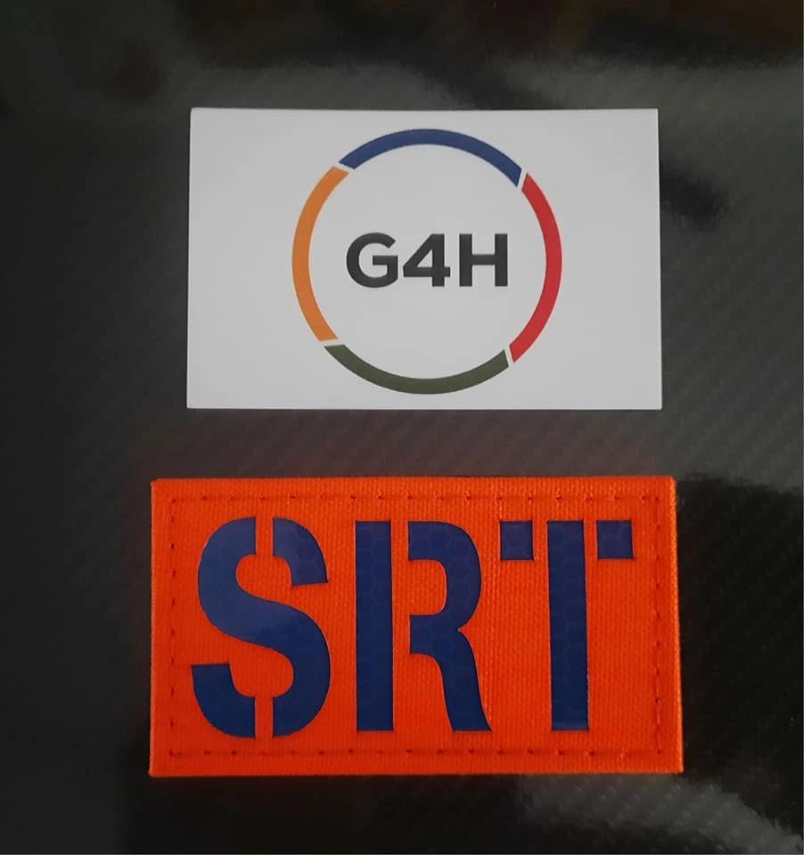 SRT laser cut patch for swiftwater rescue technicians