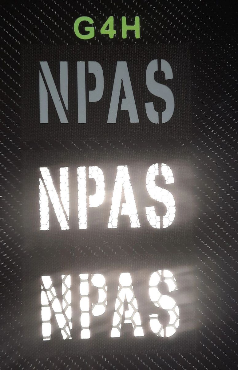 Police NPAS National Police Air Service laser cut velcro patch 3 types ...