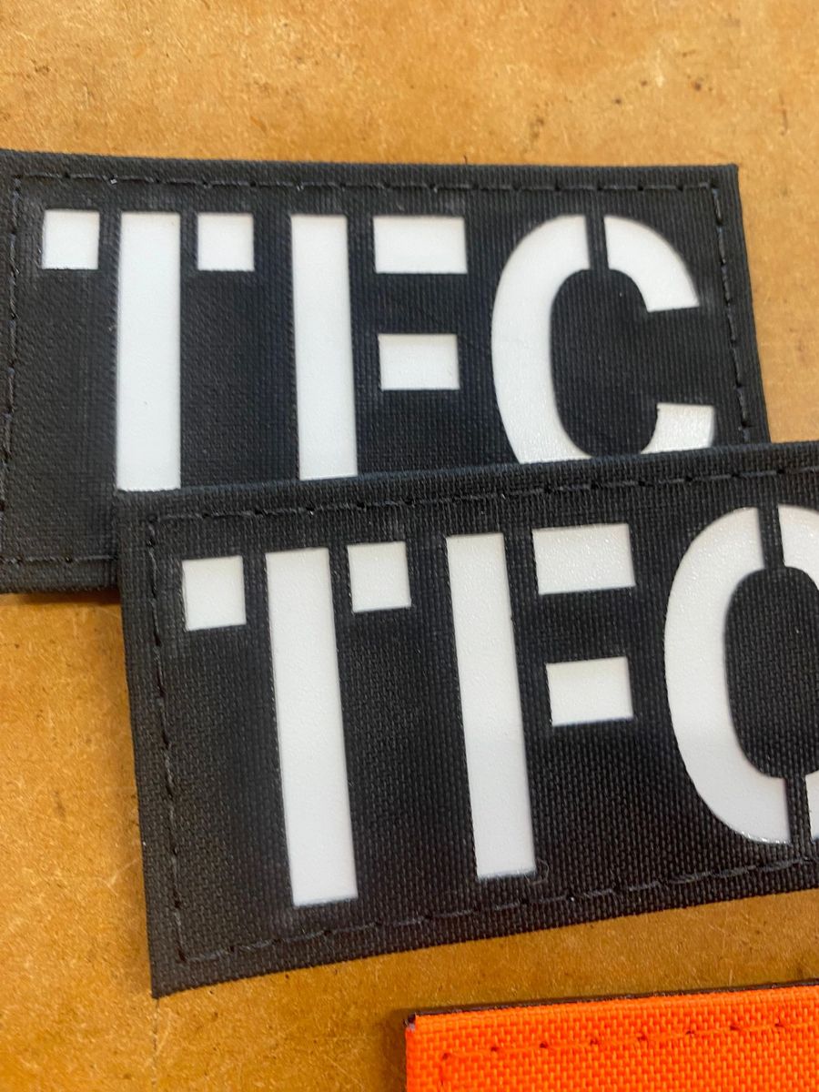 Police TFC Tactical Firearms Commander, laser cut patch.