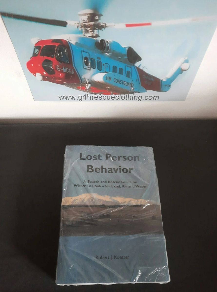 Lost Person Behavior. Spiral bound field guide version.