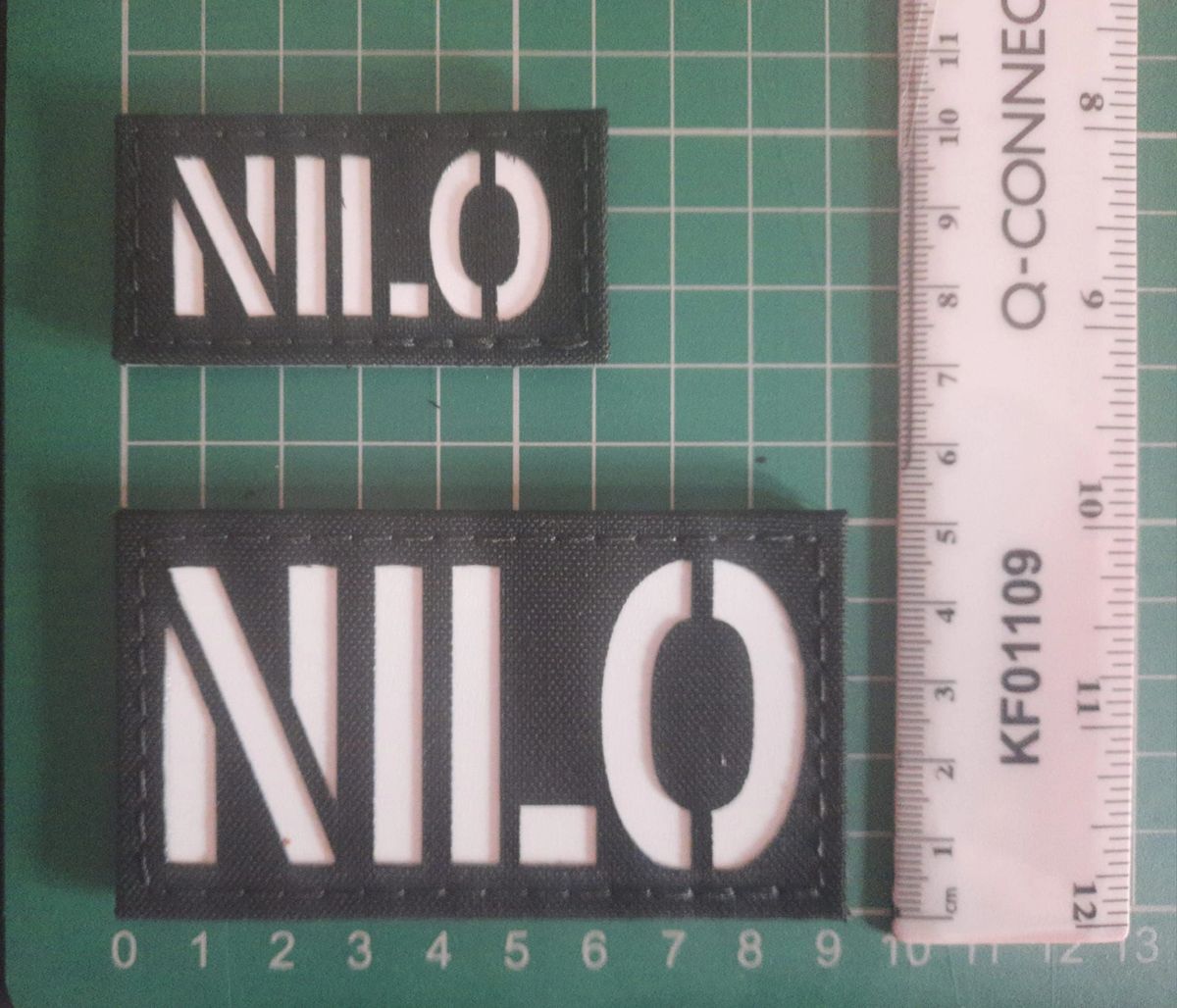 NILO, laser cut Police patch