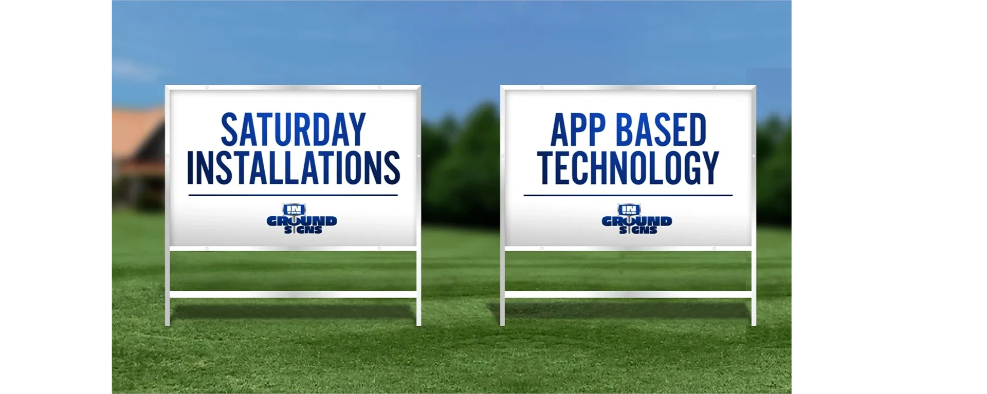 Real Estate - In the Ground Sign Installation