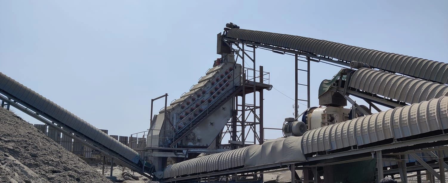 M Sand making process by VIBFEM HFF system