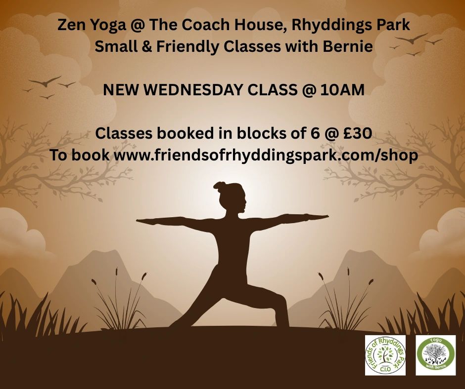 Zen Yoga Wednesday 10am - block of 6 sessions from 6/5 to 17/6/2026 (No ...