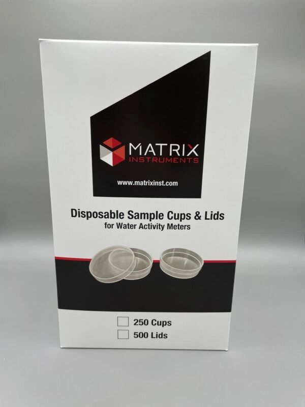 Sample Cups + Lids for Aqualab Water Activity Meters