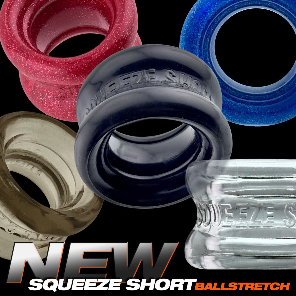 SQUEEZE SHORT same SQUEEZE but squat: stack or for short-sacks OXBALLS