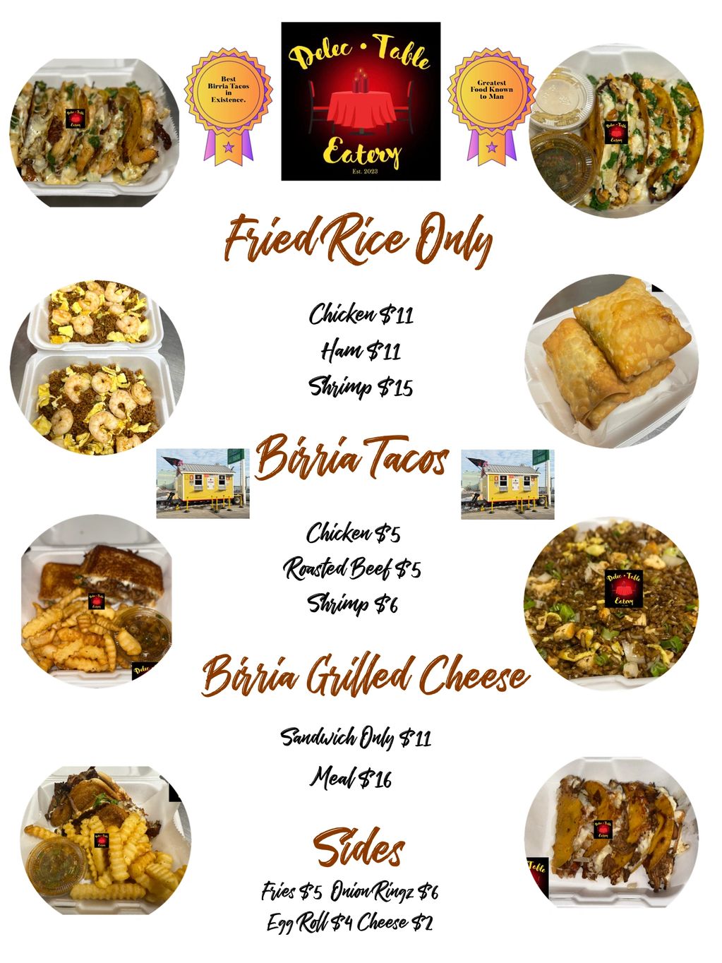 Hours of Operation | Delec-Table Eatery