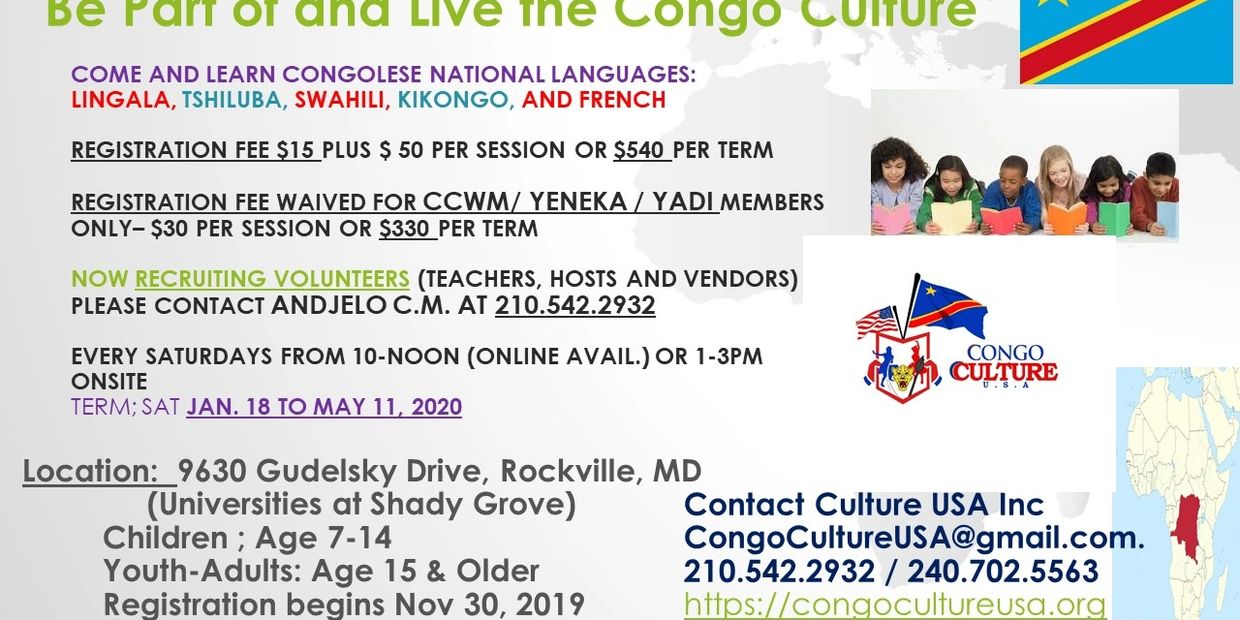 Upcoming Events | Congo Culture USA