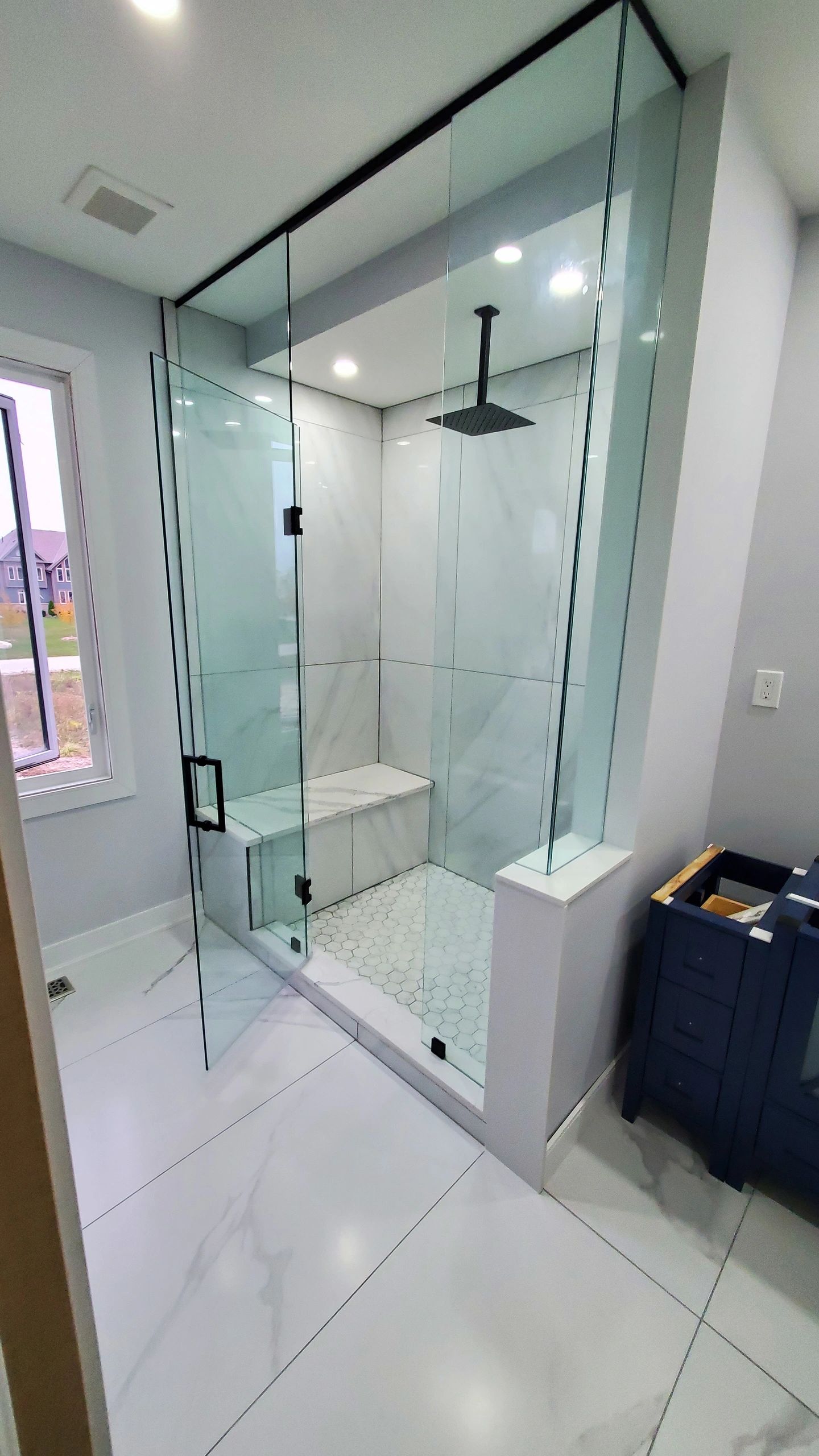 Corner Glass Enclosure