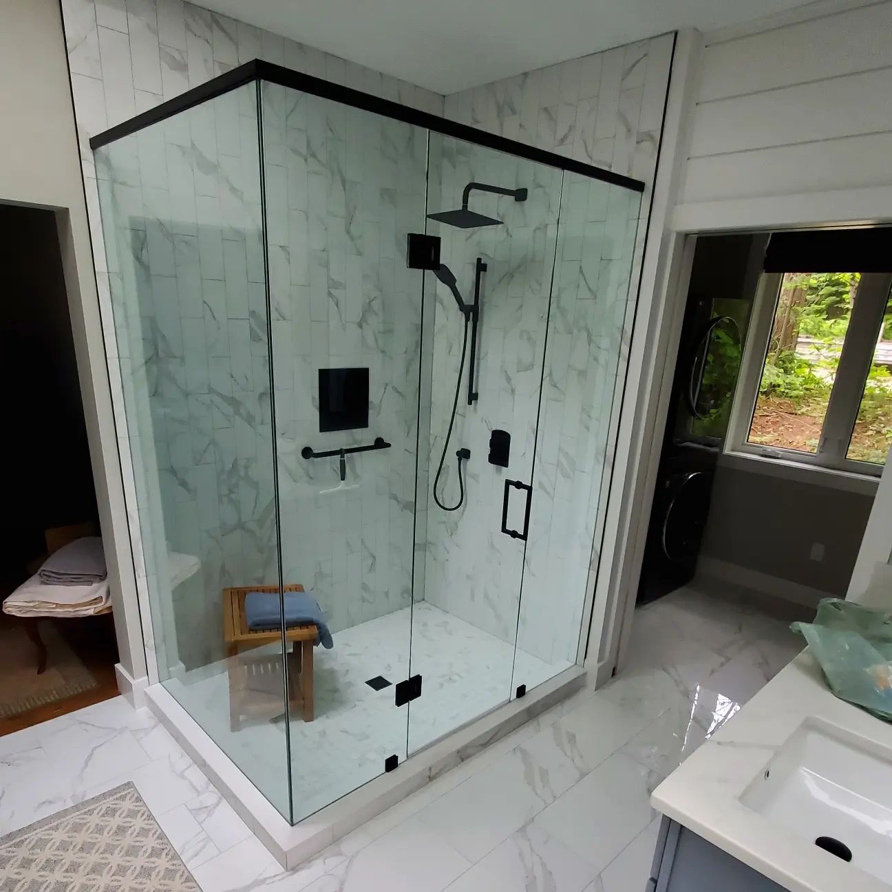 Corner Glass Enclosure