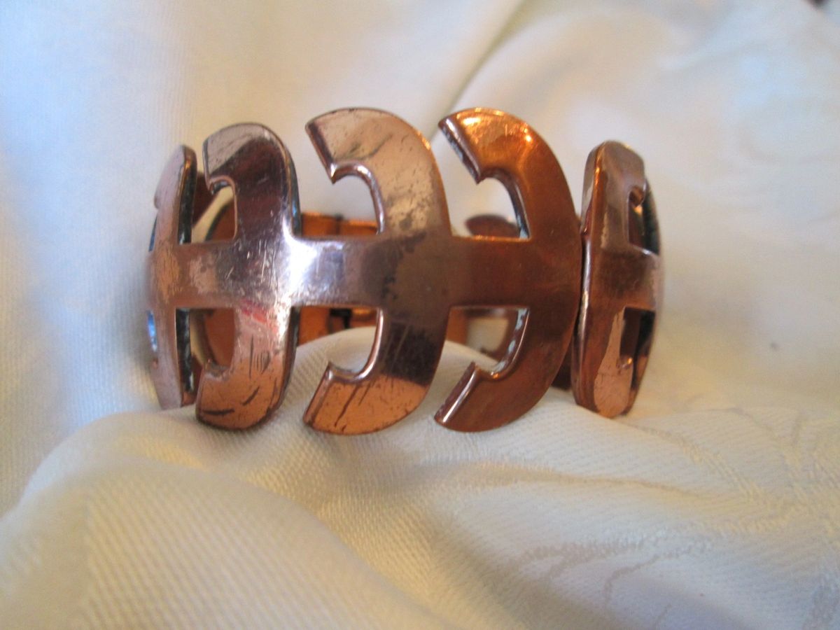 Renoir "Rio" Copper Clapper Bracelet