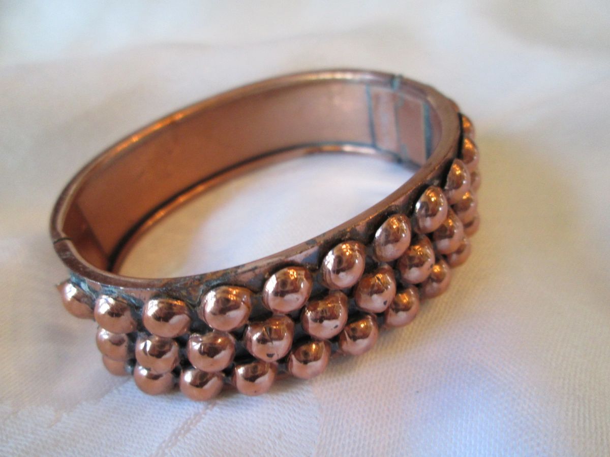 Renoir Copper "Erotica" Clapper Bracelet