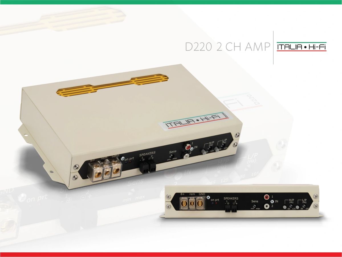 Italia HiFi 2 Channel Amplifier