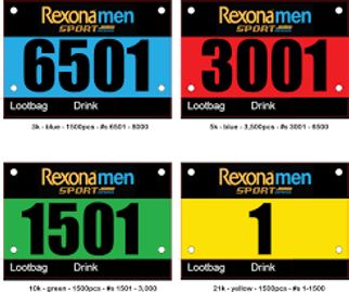 Running Number Bib | Wristband Pro Malaysia - 23 Wristband