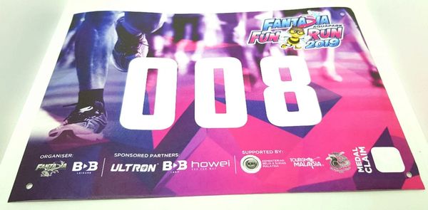 Custom Race Bibs Printing - 23Wristbands Malaysia
