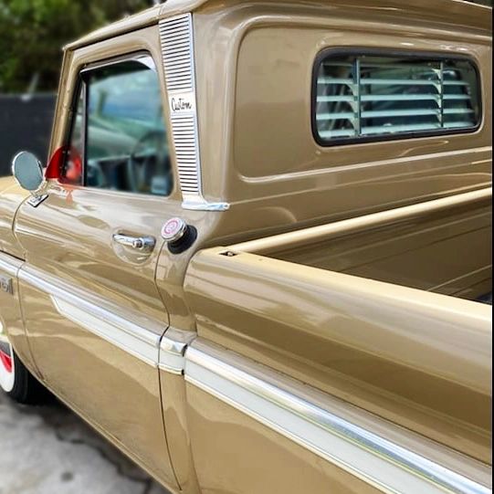 1955-1966 Chevy Truck Small Window (GM) Rear Glass Venetian Blinds.