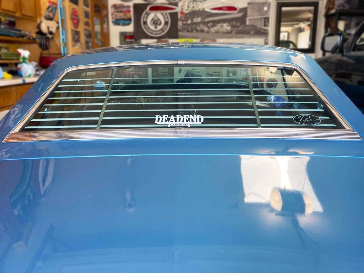1963-1965 BUICK Riviera Rear Glass Venetian Blinds.