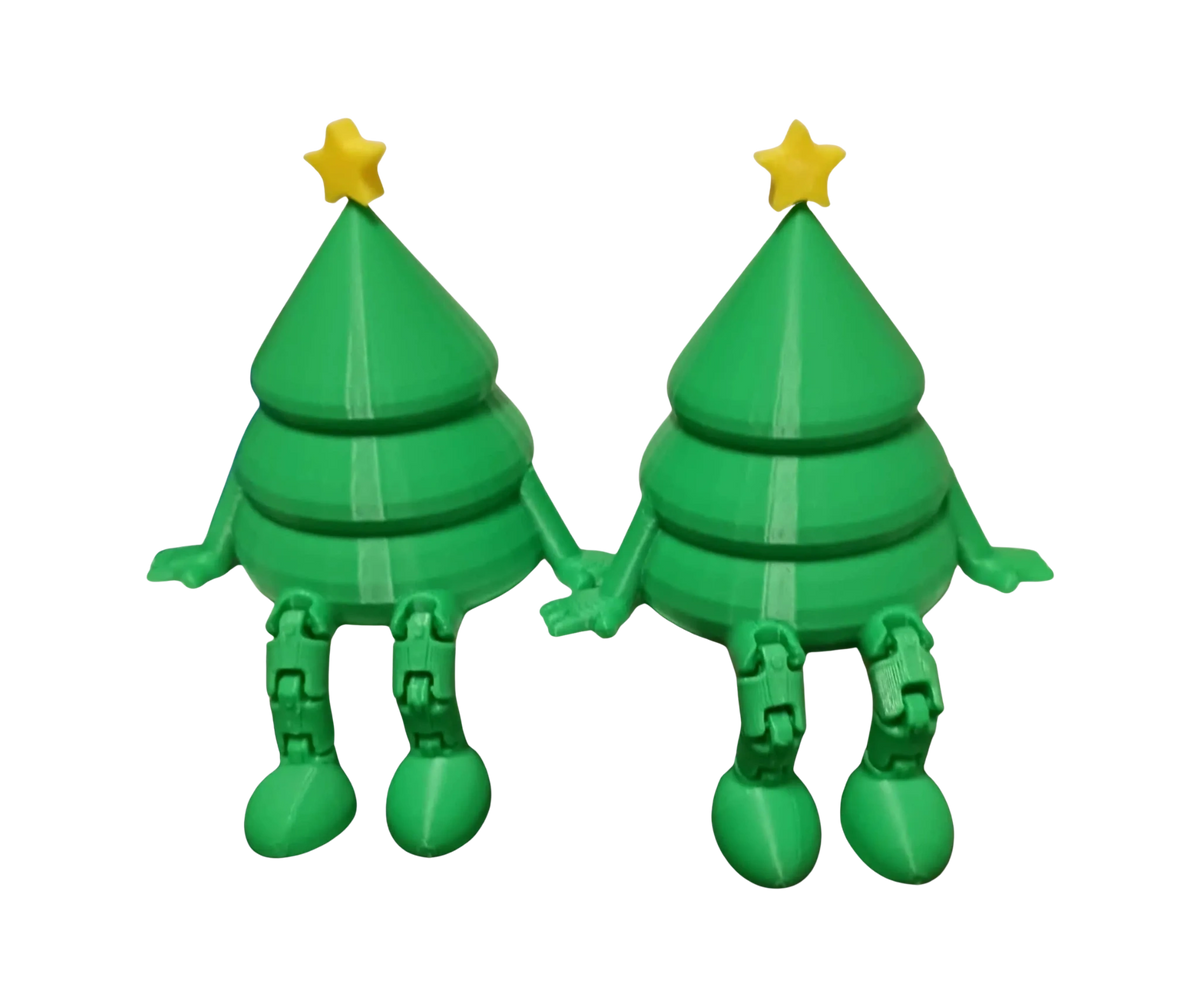 Articulated Christmas Trees with Legs