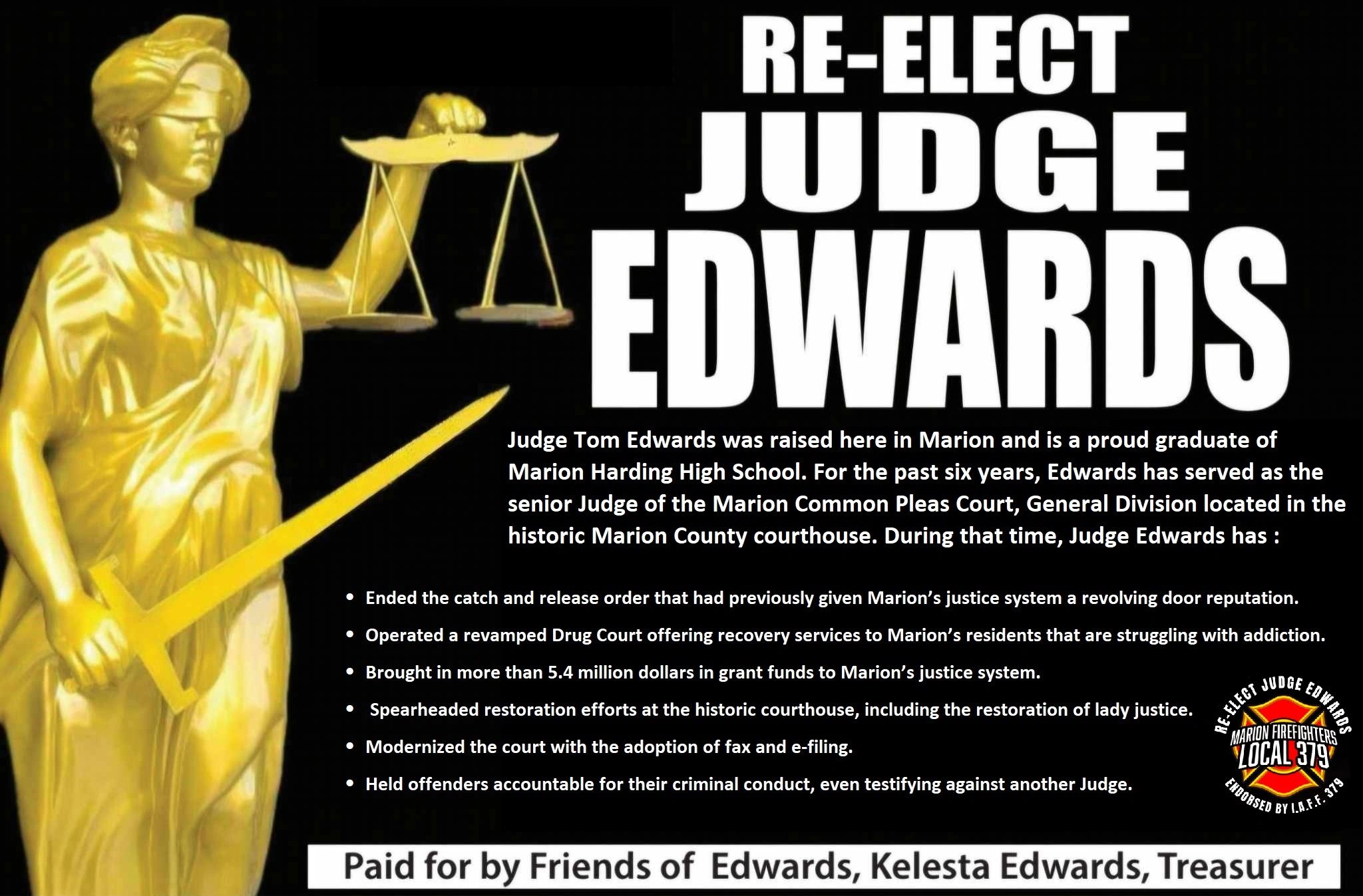 Re-Elect Judge Edwards