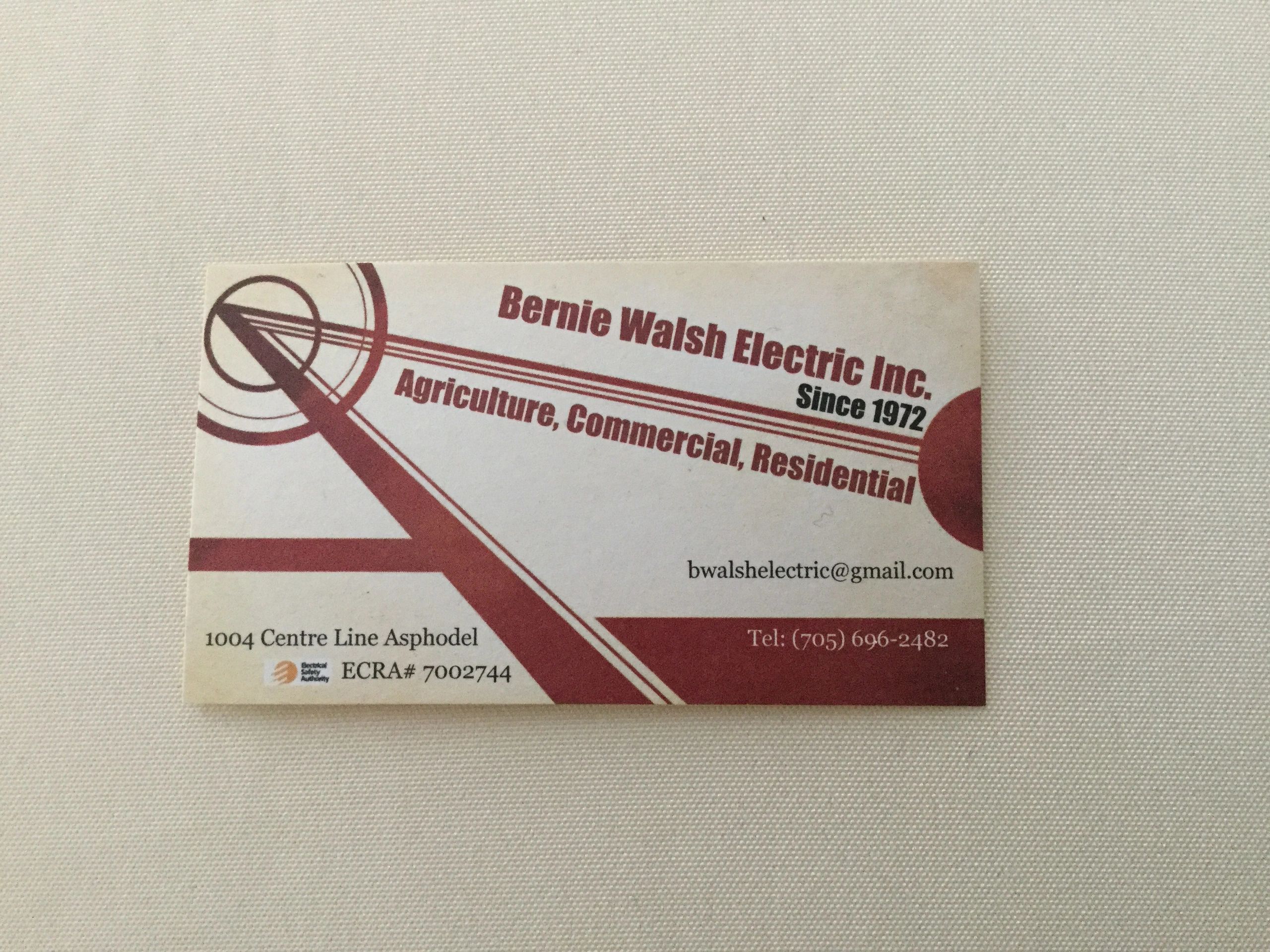 Bernie Walsh Electric