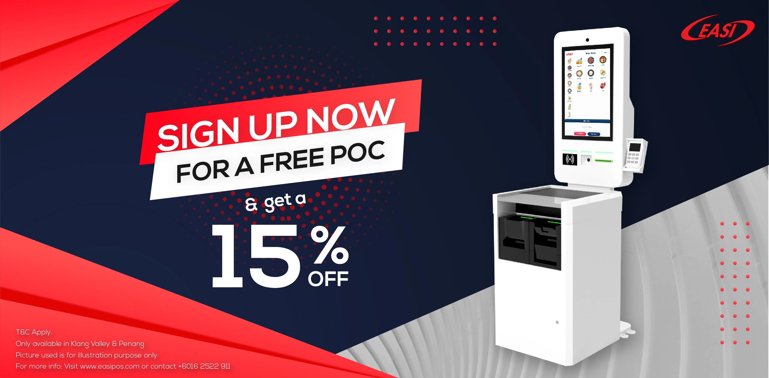 Sign up now for a FREE POC and get a 15% Off