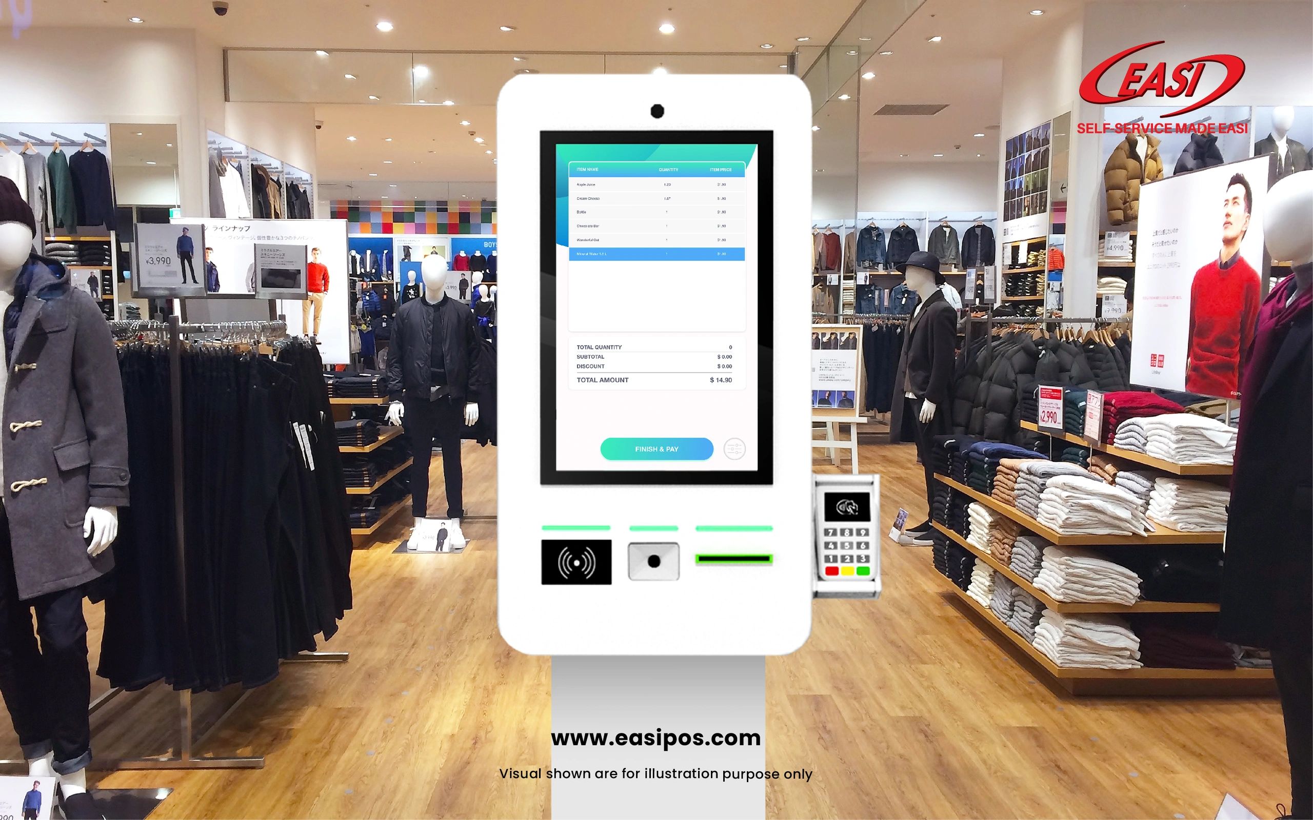 Benefits of EASIPOS Self-service Kiosks