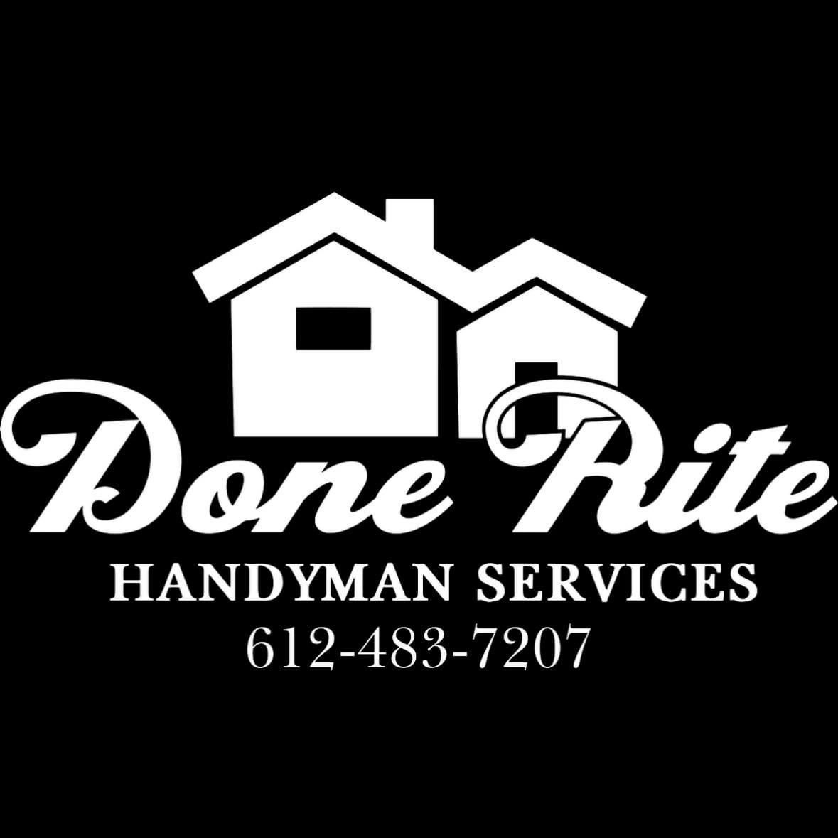 Professional Handyman Services | Done Rite Handyman Services LLC.