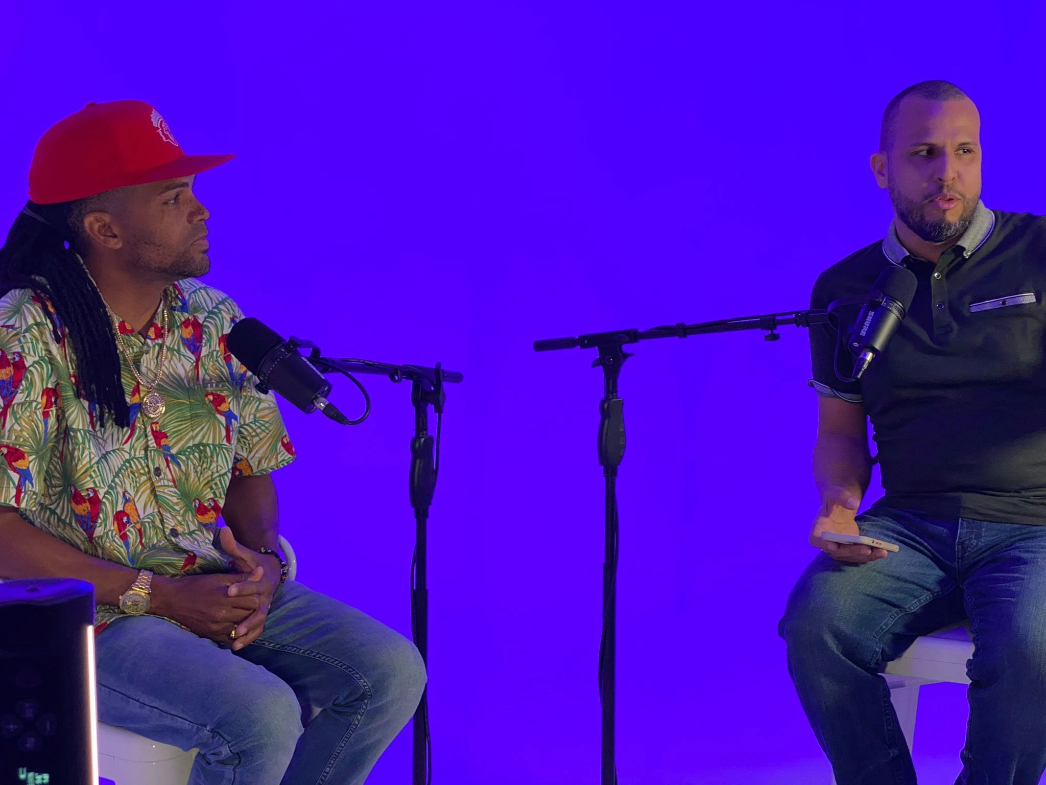 Mr. P se prepara para la televisión