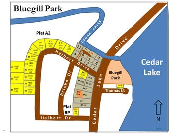 Cedar Lake Private Camping Lots
