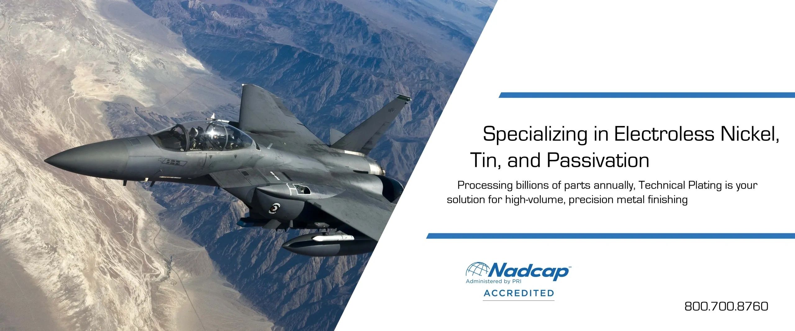 Nadcap Tin Plating, Nickel Plating - Technical Plating, Inc.