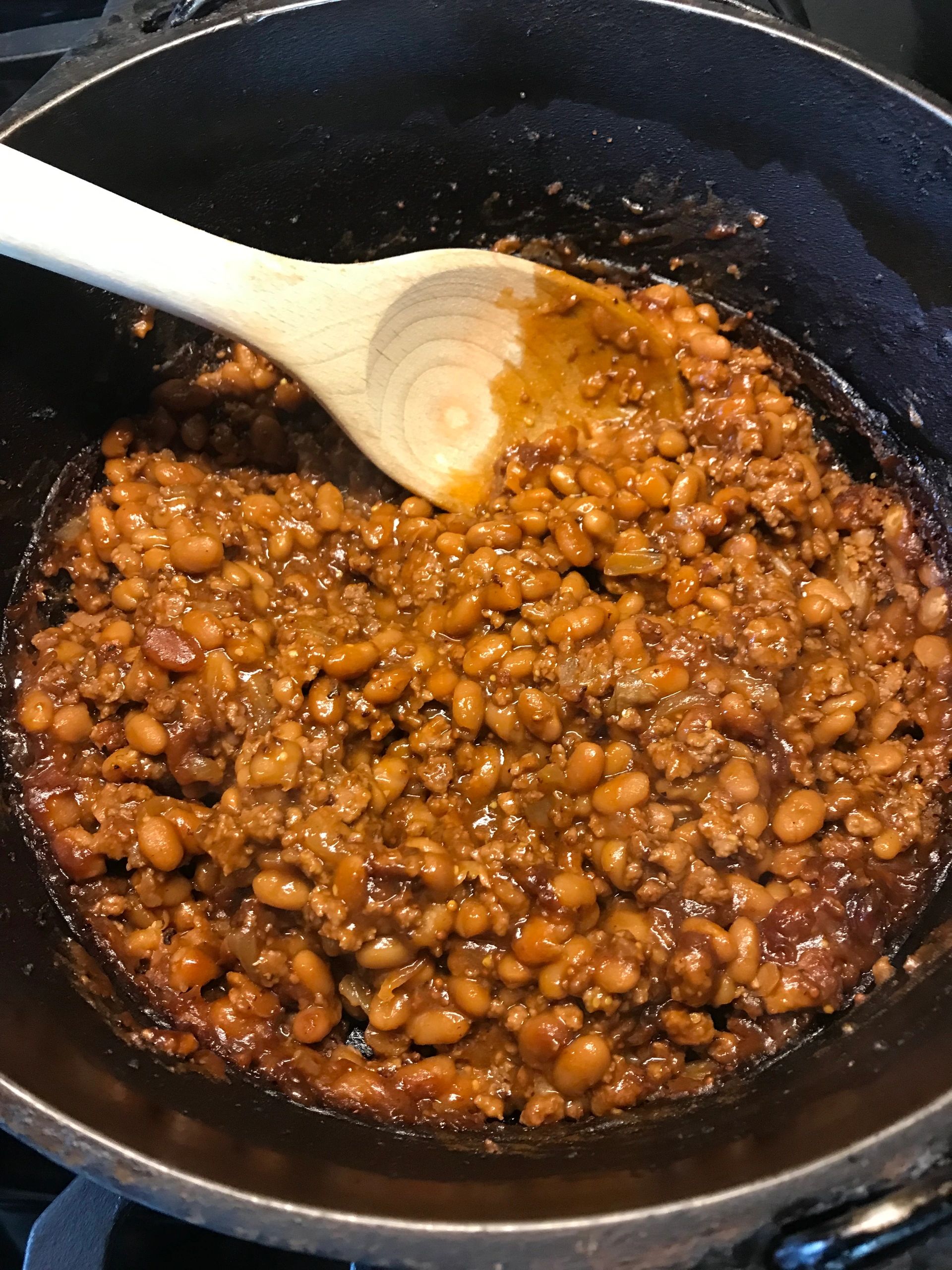 Western (?) baked beans