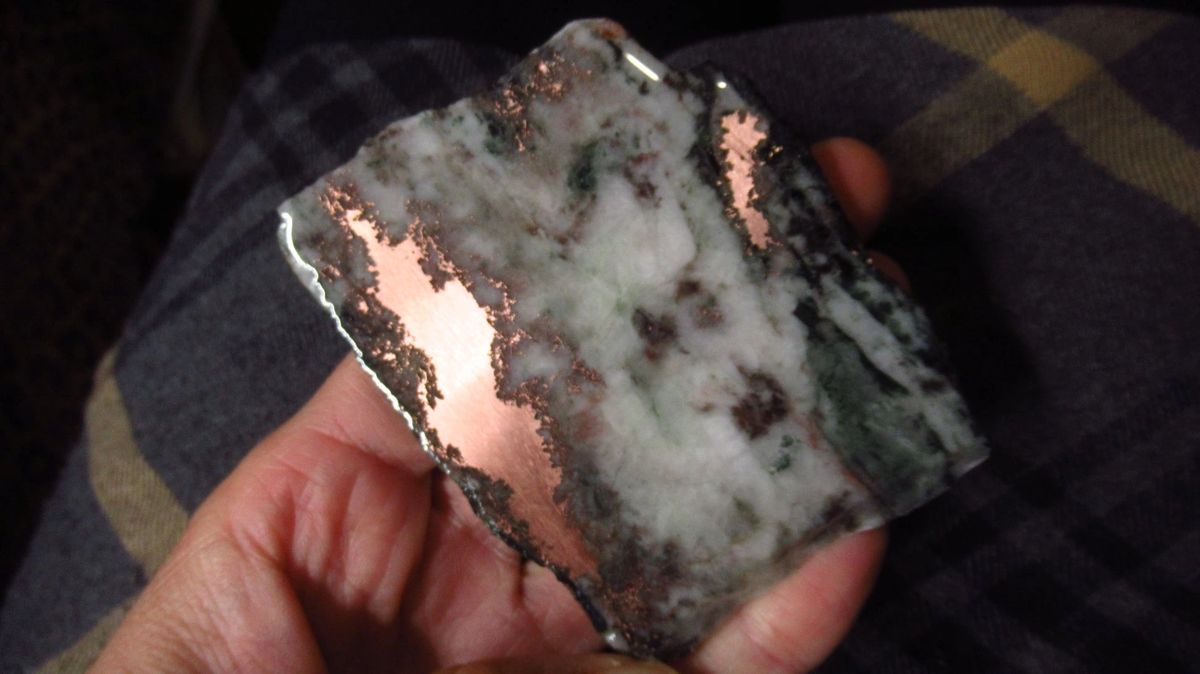 Michigan Copper Ore Slab