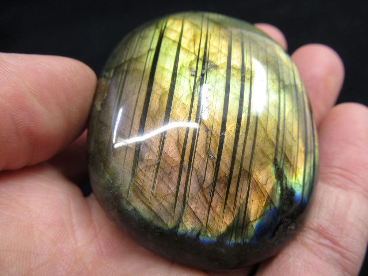 Rare Striped Orange Labradorite
