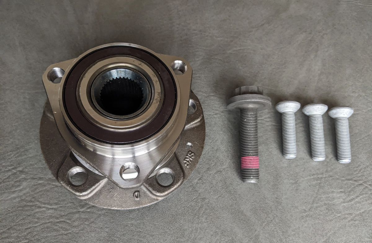 FRONT WHEEL BEARING KIT FOR MANY LATE MODEL VW CARS OEM 1K0 498 621