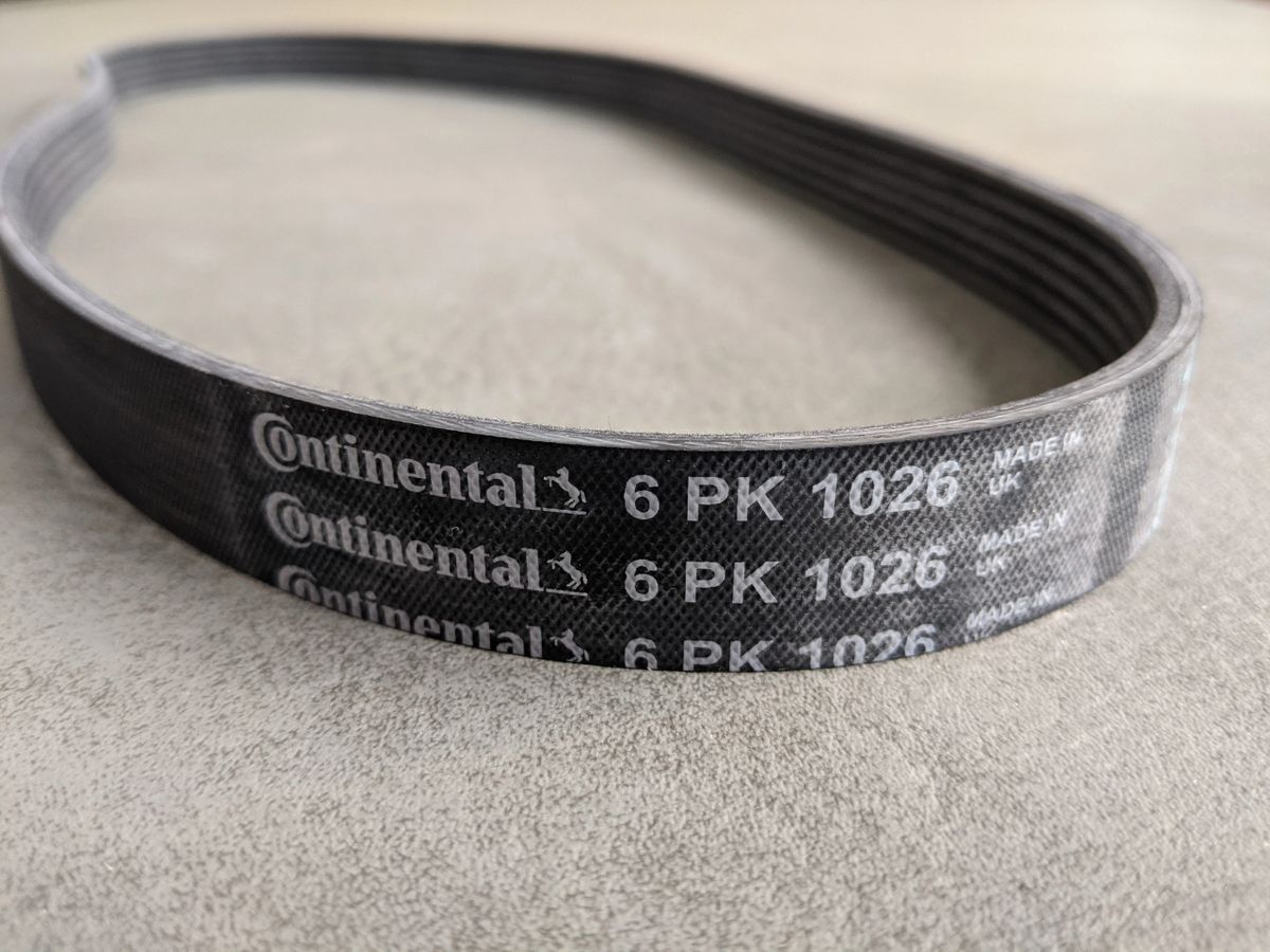 6PK 1026 SERPENTINE BELT 2015 CVCA CRUA TDI 04L 260 849 C