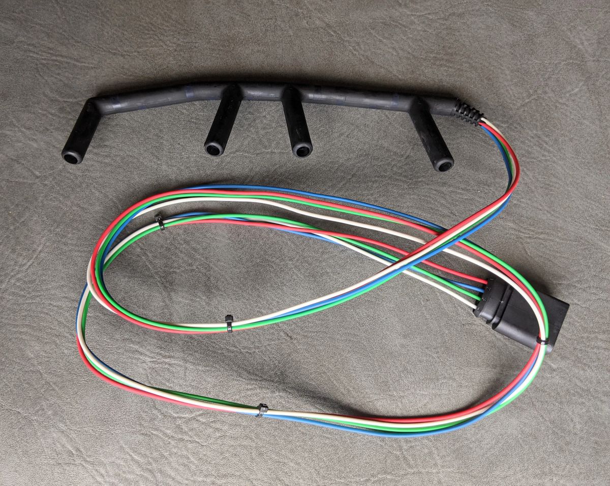 GLOW PLUG HARNESS 4 WIRE A4 ALH TDI GOLF JETTA NEW BEETLE AFTERMARKET ...