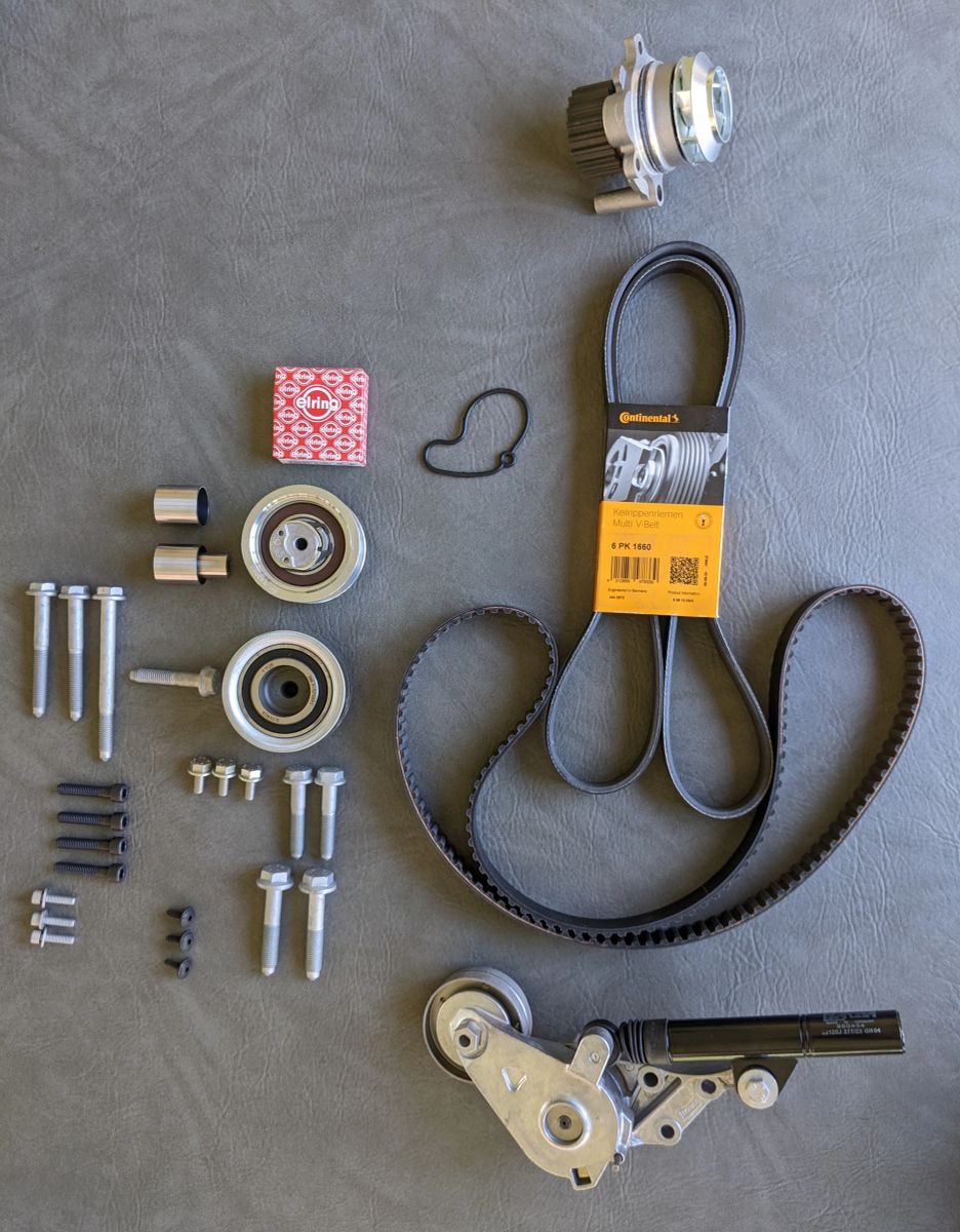 ALH TDI DELUXE TIMING BELT KIT A4 GOLF JETTA NEW BEETLE with bolt kit ...