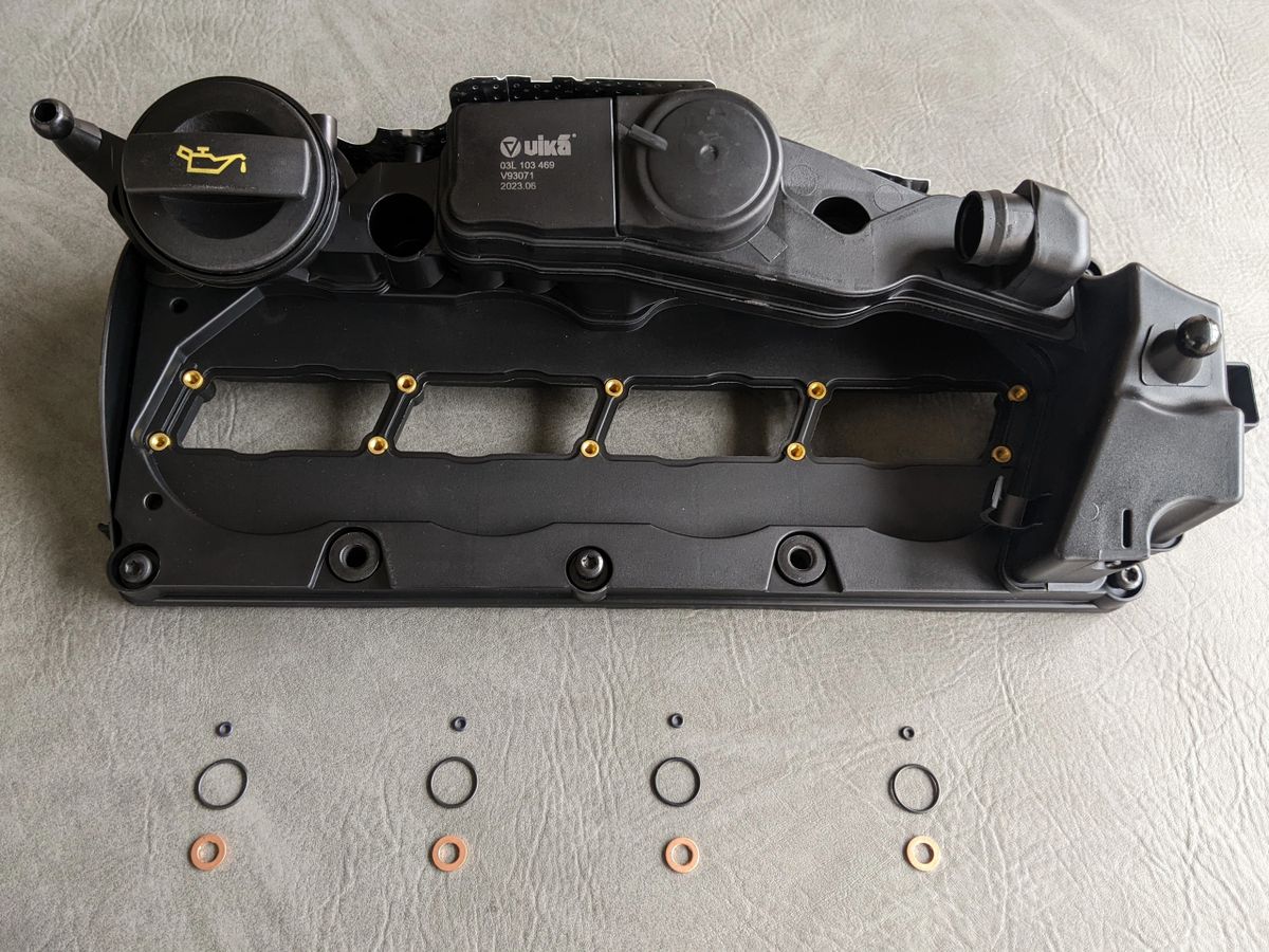 CJAA CBEA VW TDI VALVE COVER AND INJECTOR SEAL KIT GOLF JETTA BEETLE ...