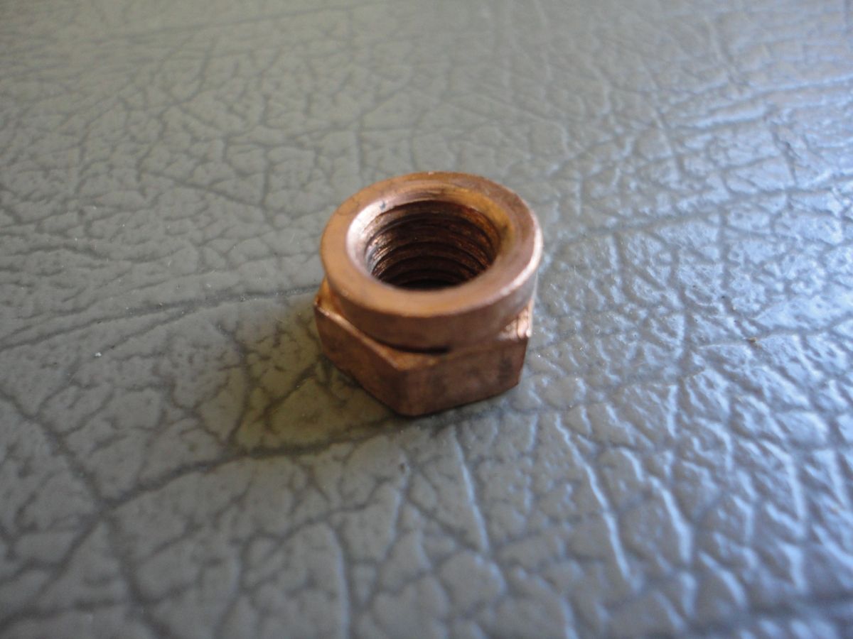 SELF LOCKING COPPER EXHAUST NUT N 90200201