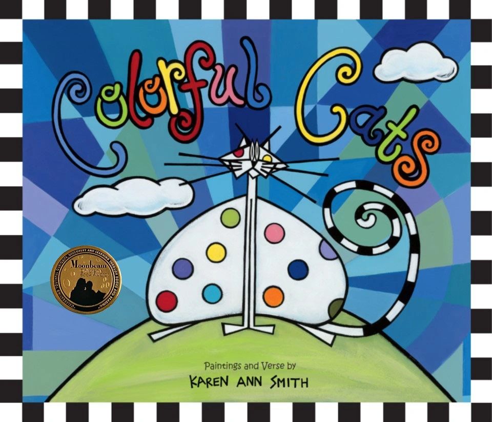 Book Cat's Colors "Colorful Cats" Karen Ann Smith