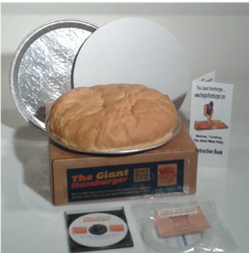 12-inch junior giant hamburger kit
