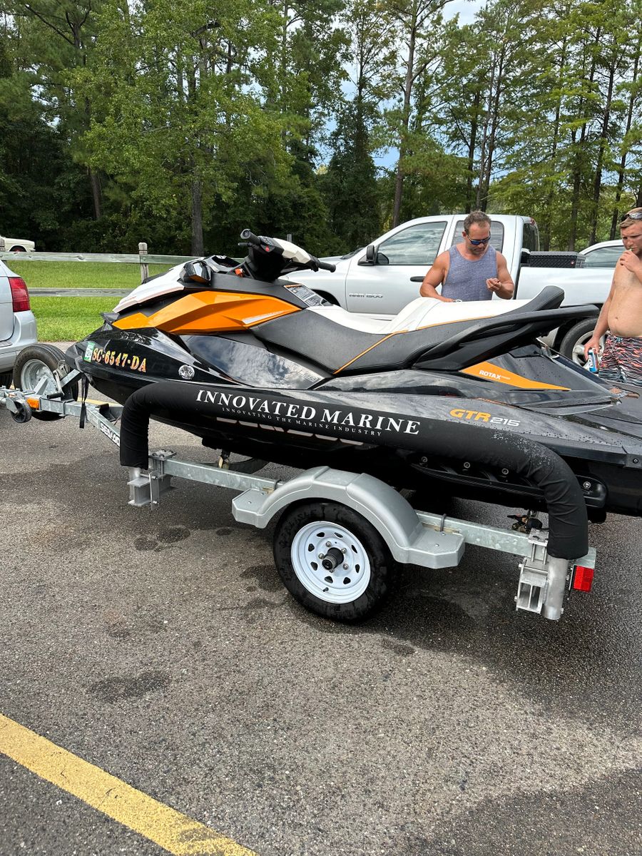 SINGLE PWC TRAILER SIDEBUNK UNIVERSAL FIT. TRAILERS FROM 1.5 INCH TO 3 ...